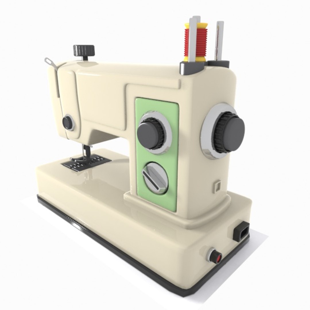 3d Cartoon Sewing Machine