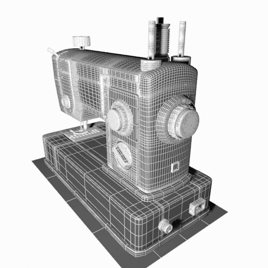 3d Cartoon Sewing Machine