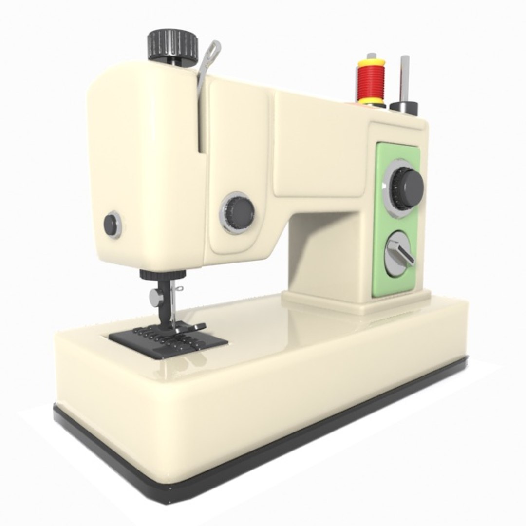 3d Cartoon Sewing Machine