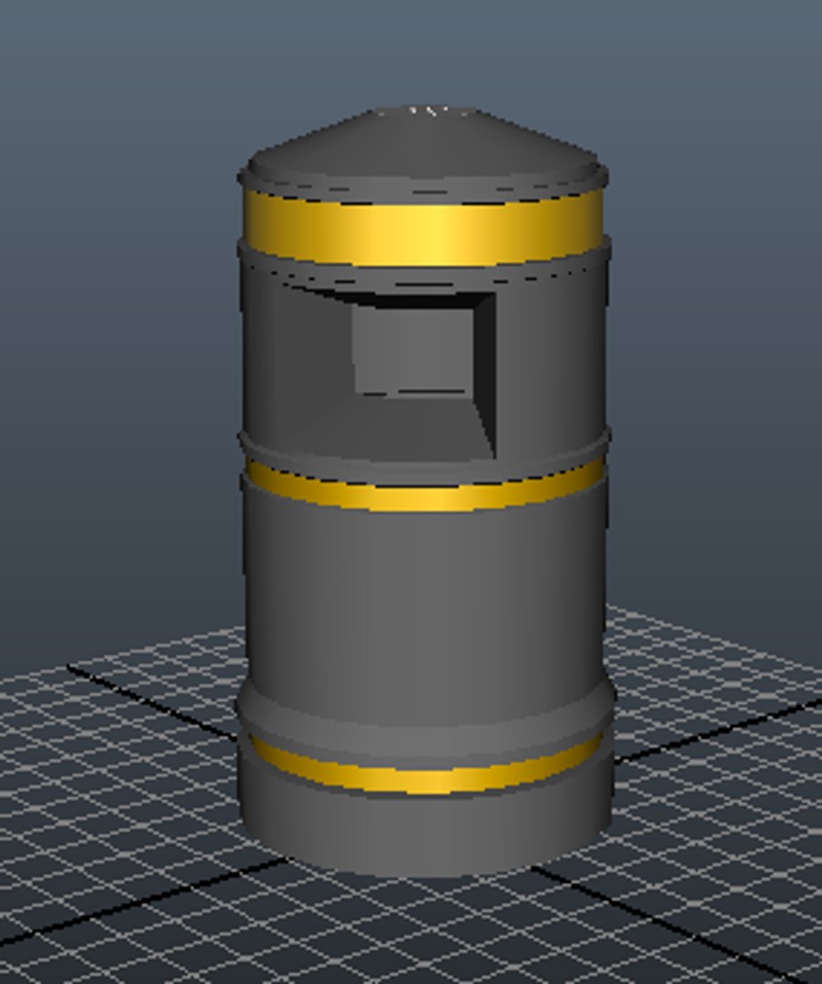 Bin 3d Model