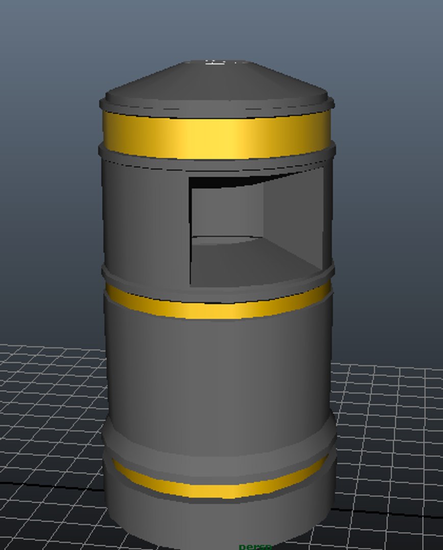 Bin 3d Model