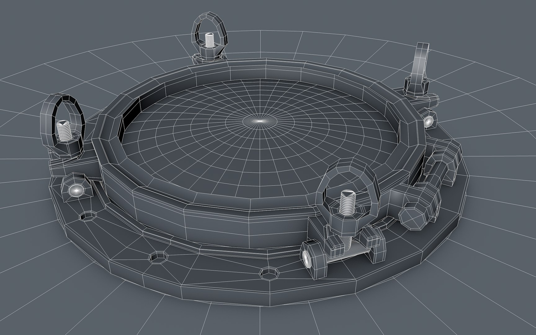 3d Porthole Hole Model