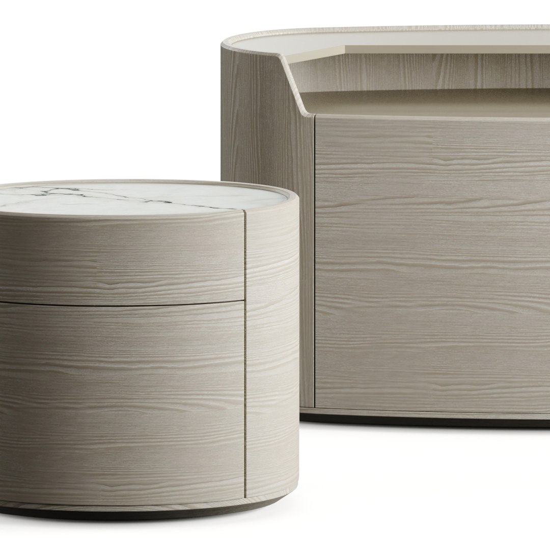 Poliform Kelly Collection With Plint Sideboard Side Table 3D Model ...
