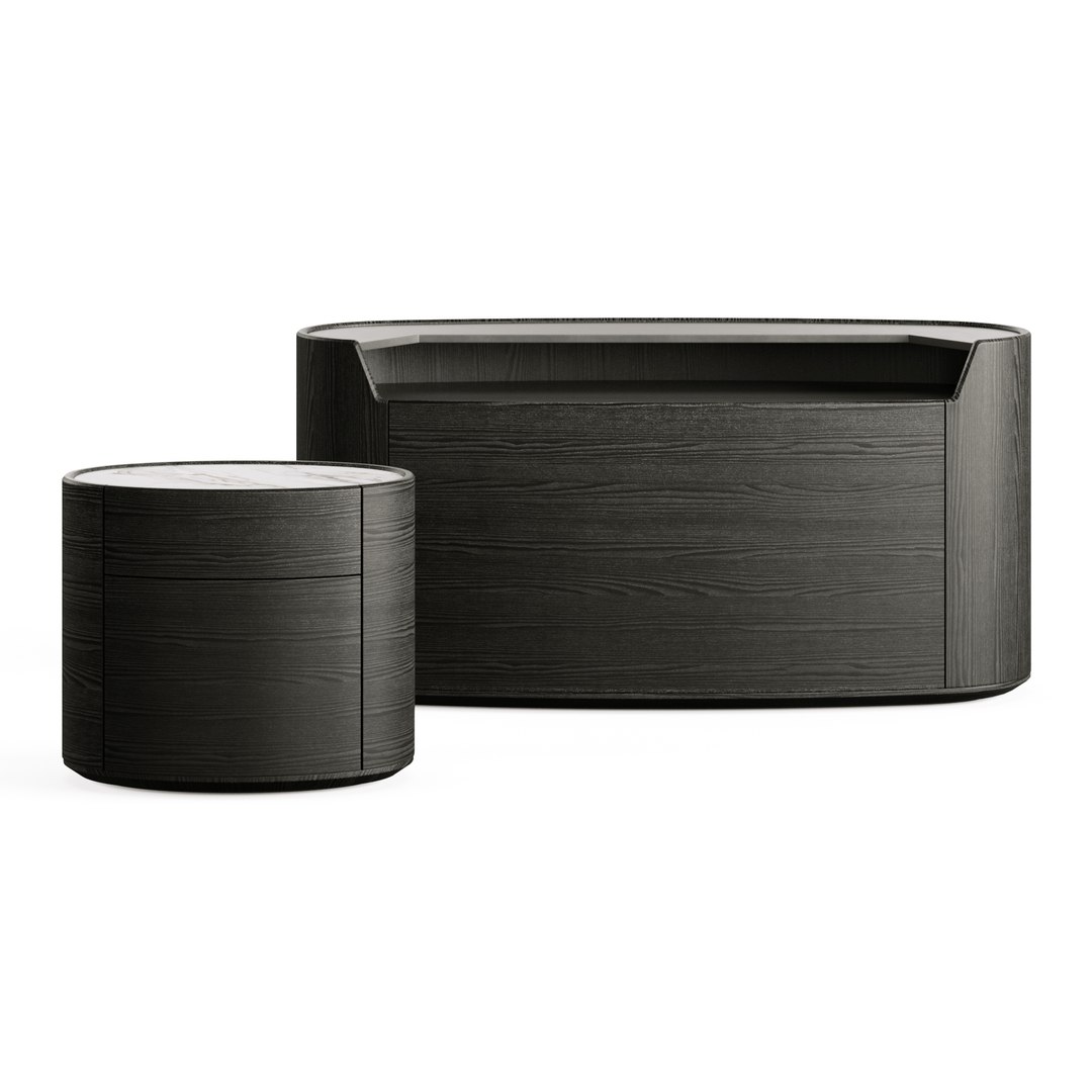 Poliform Kelly Collection With Plint Sideboard Side Table 3D Model ...