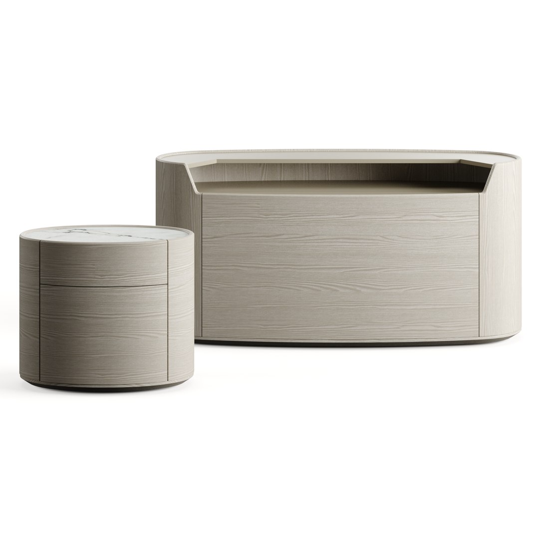 Poliform Kelly Collection With Plint Sideboard Side Table 3D Model ...