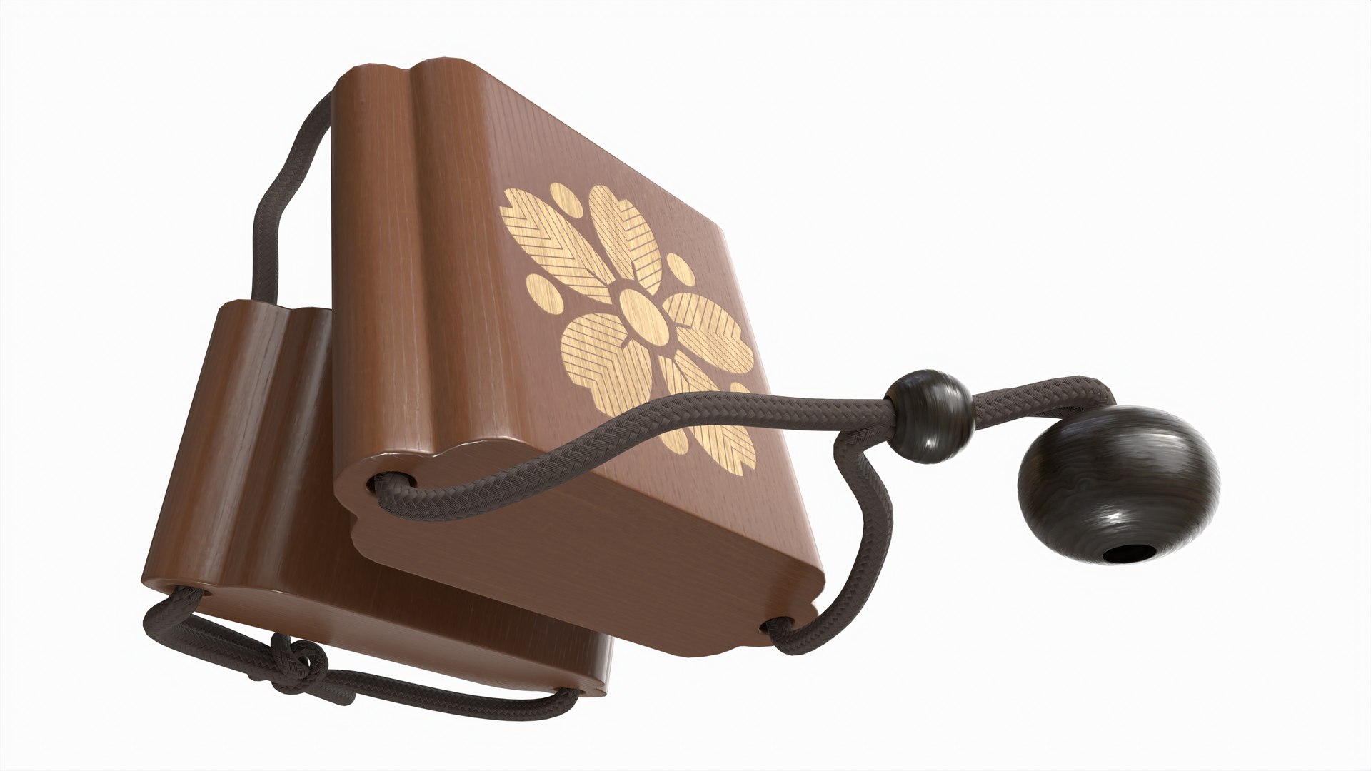 Japanese Wooden Box Inro Open Model - TurboSquid 2134515