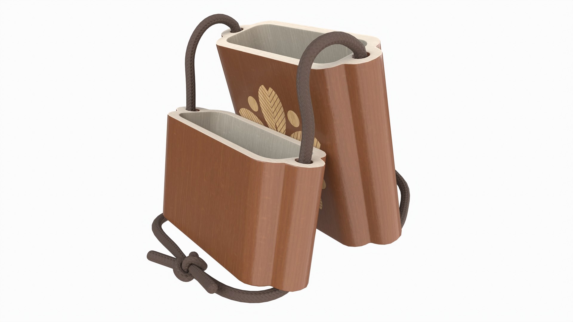 Japanese Wooden Box Inro Open Model - TurboSquid 2134515