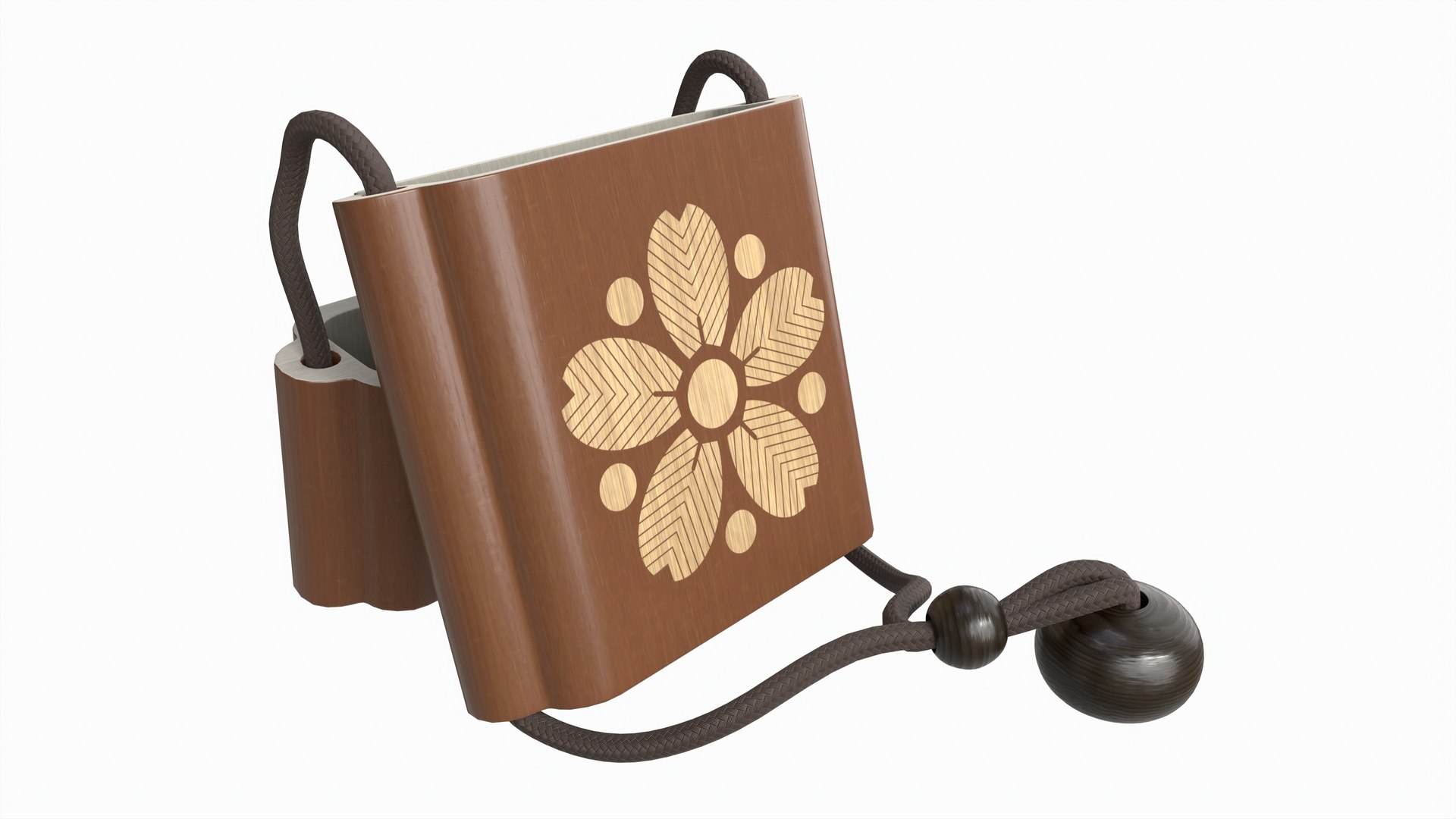 Japanese Wooden Box Inro Open Model - TurboSquid 2134515