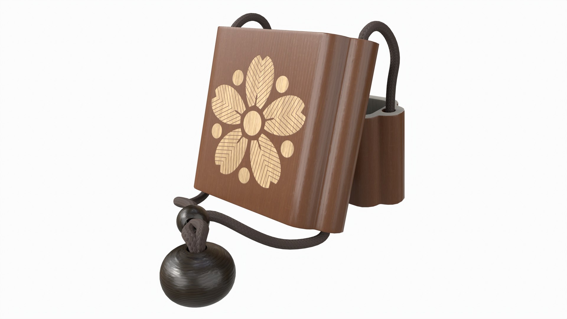 Japanese Wooden Box Inro Open Model - TurboSquid 2134515