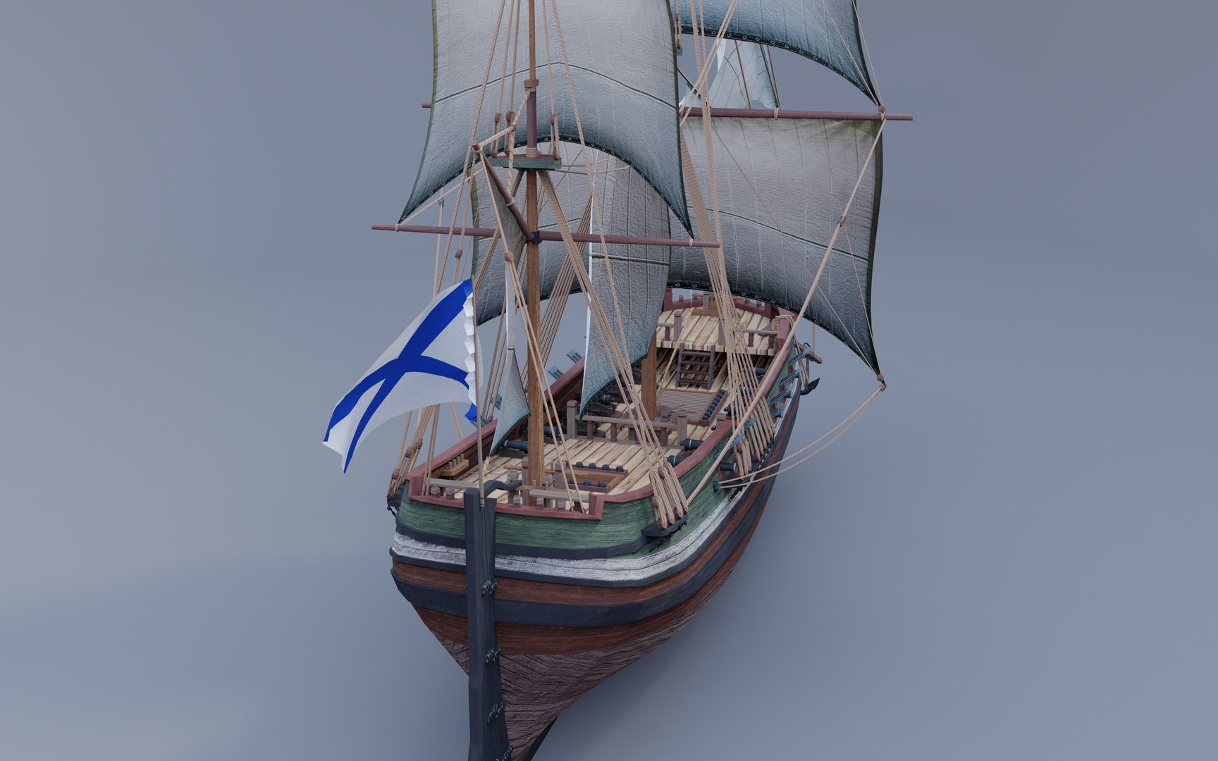 3D Ship Sailboat Boat - TurboSquid 1353745