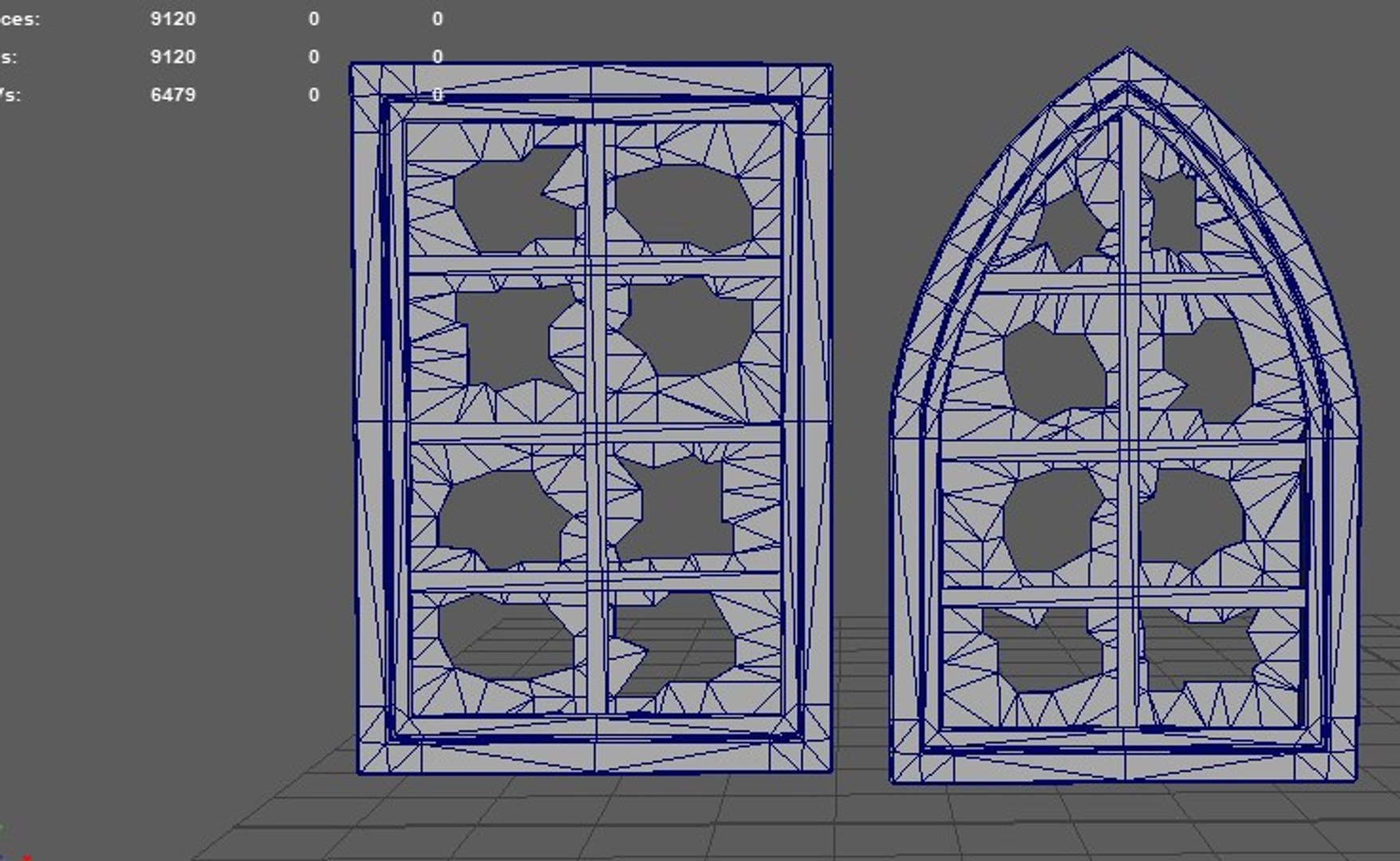3D Broken Windows Low-poly 3D Model Model - TurboSquid 2334407