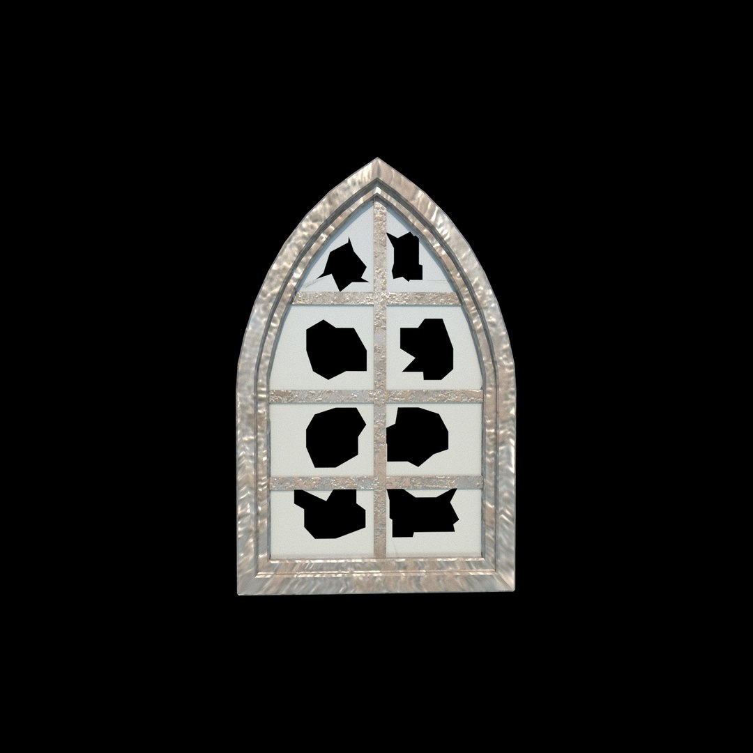 3D Broken Windows Low-poly 3D Model Model - TurboSquid 2334407