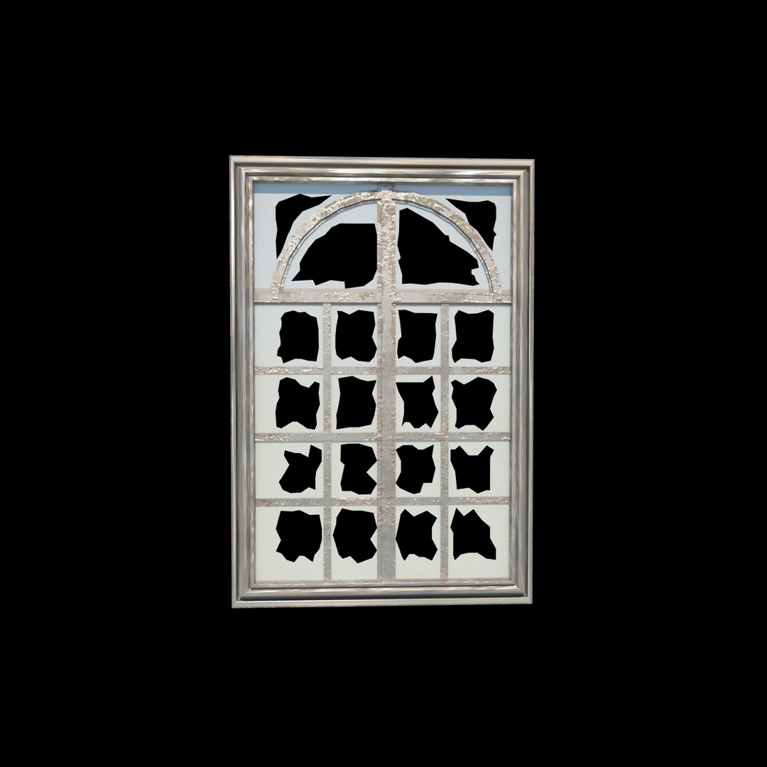 3D Broken Windows Low-poly 3D Model Model - TurboSquid 2334407