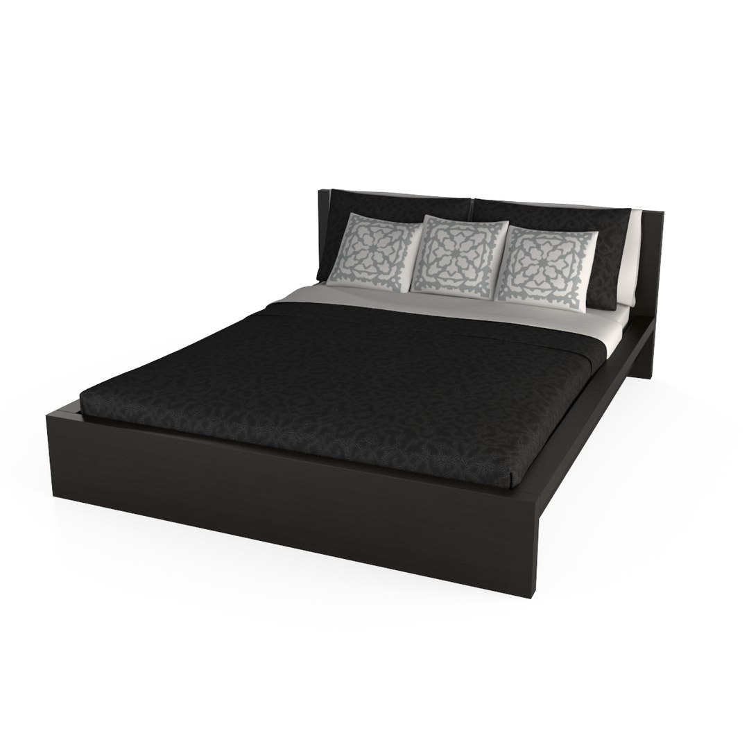 3d Model Queen Bed