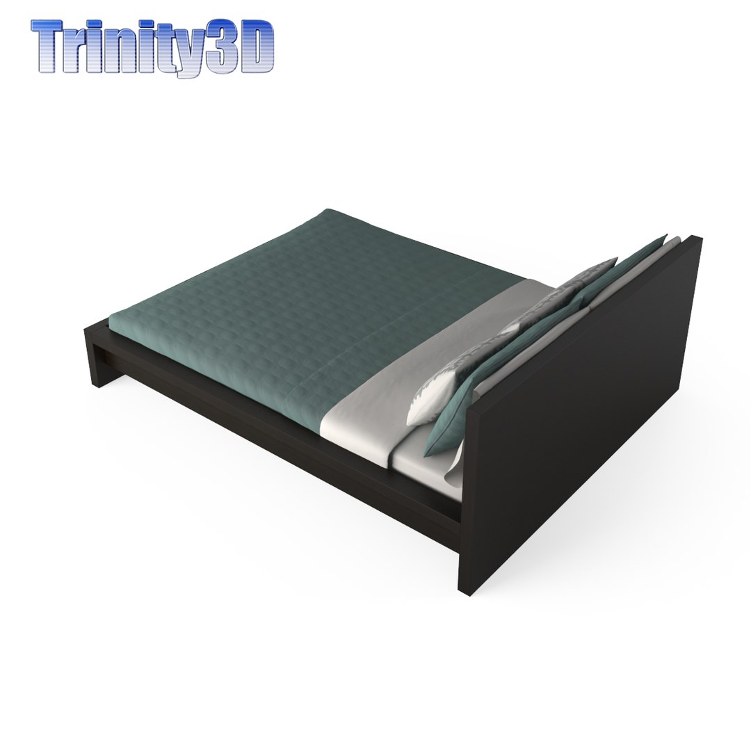 3d Model Queen Bed