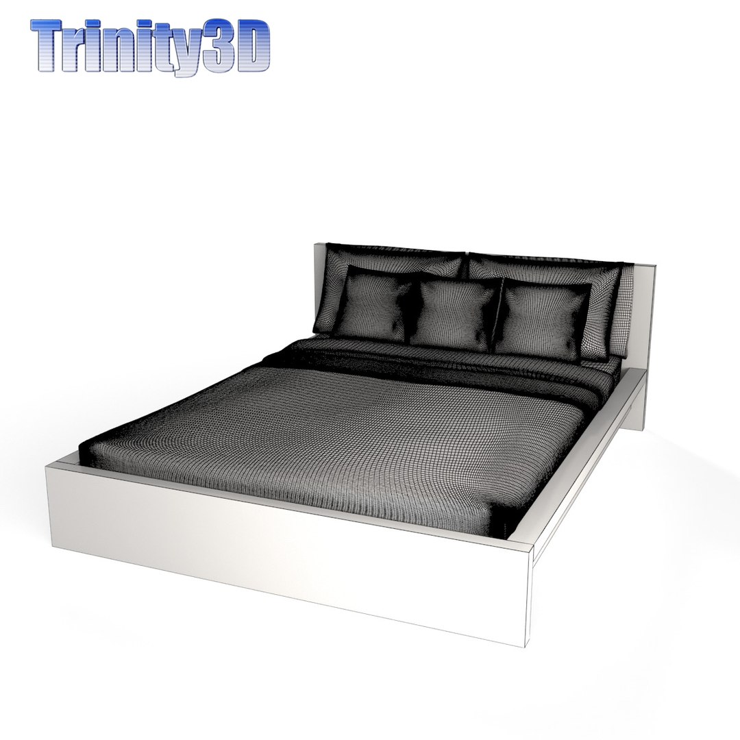 3d Model Queen Bed