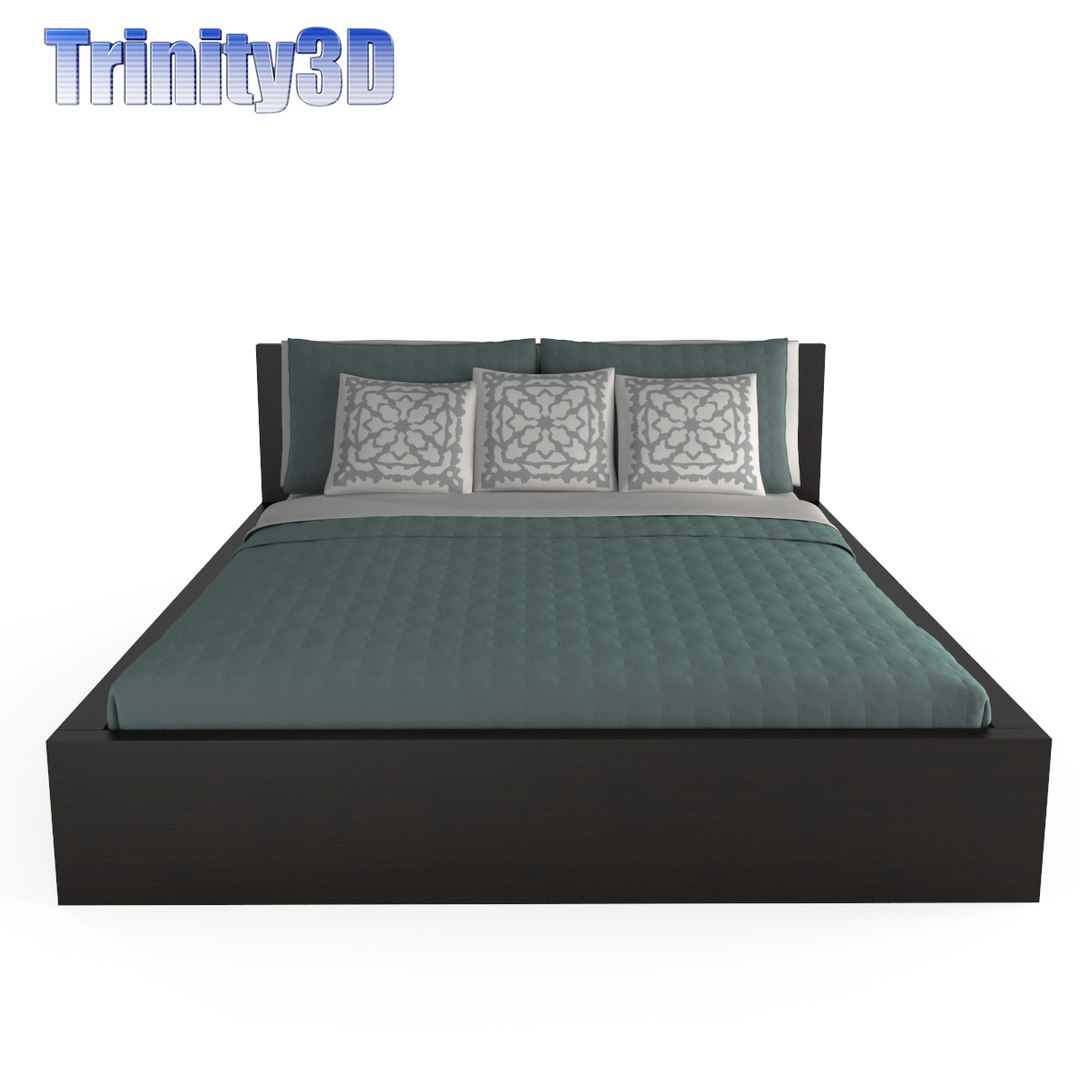 3d Model Queen Bed
