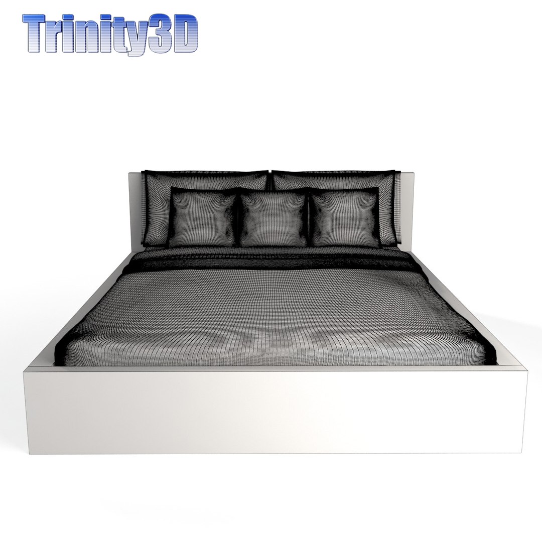 3d Model Queen Bed