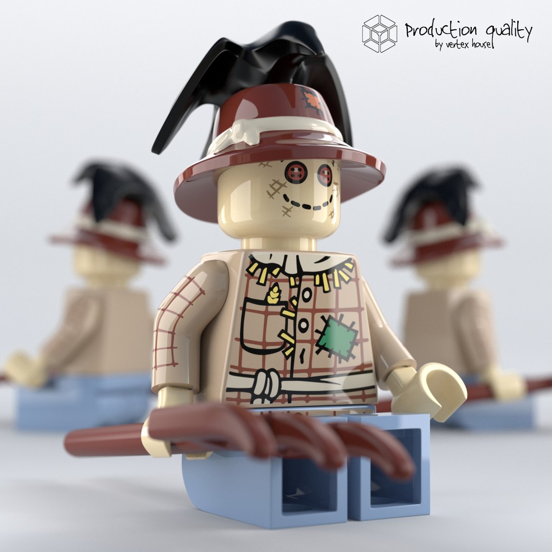 Lego Scarecrow 3D Model - TurboSquid 1156251
