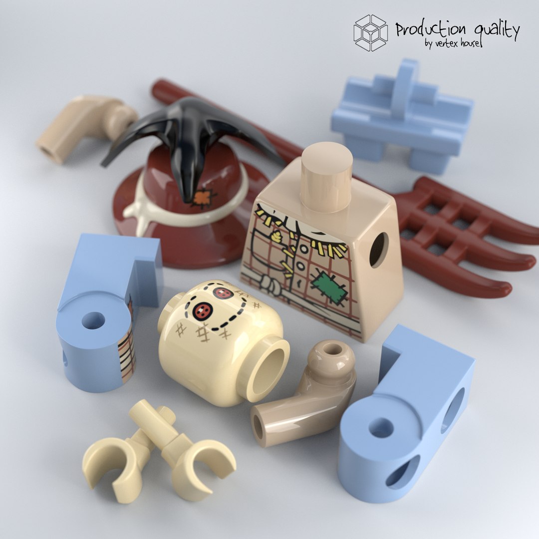 Lego Scarecrow 3D Model - TurboSquid 1156251