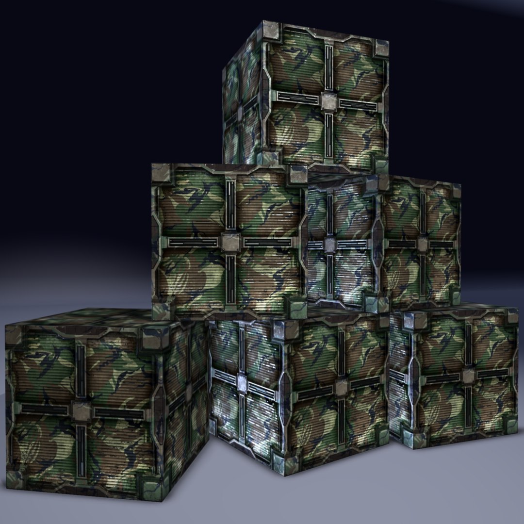 maya military metal cargo box