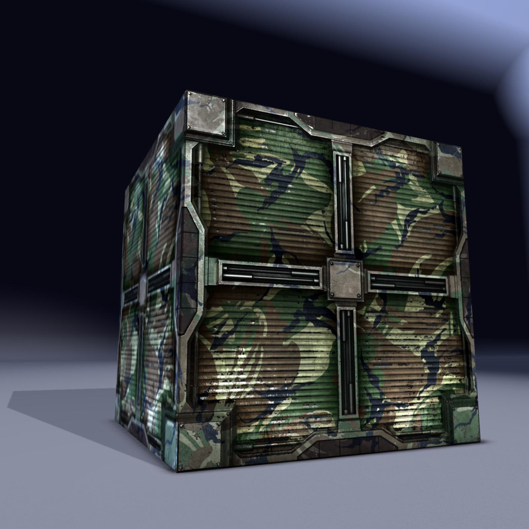 maya military metal cargo box