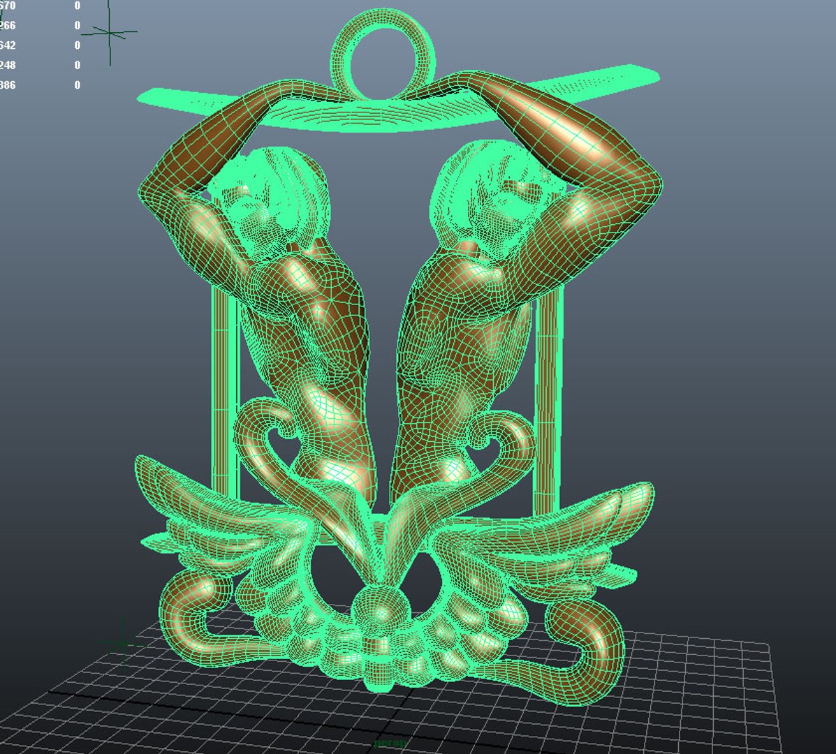 Horoscope Sign Gemini 3d Max