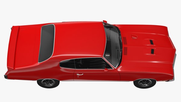 Muscle Car Red 3D model - TurboSquid 1859019