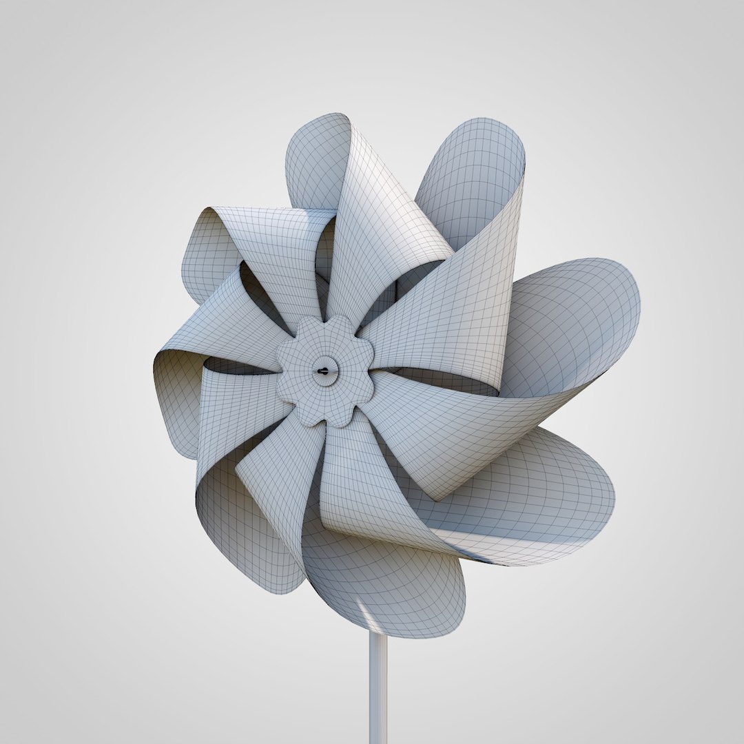 3d Pinwheel Wheel Pin