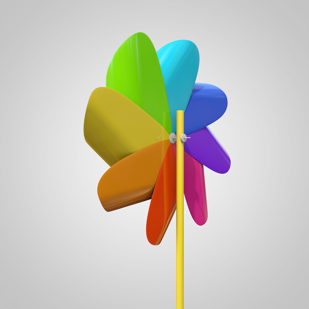 3d Pinwheel Wheel Pin