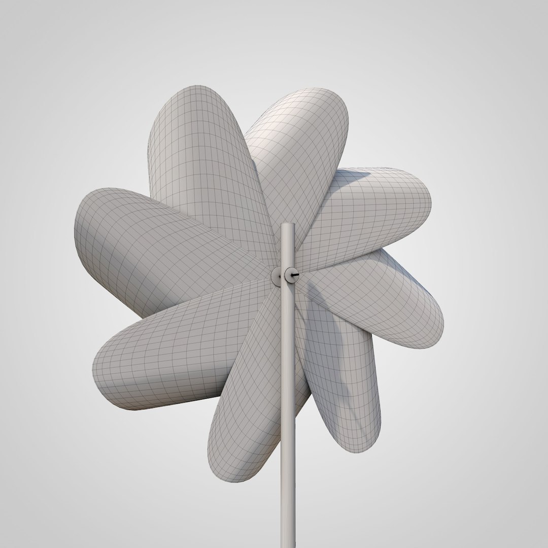 3d Pinwheel Wheel Pin