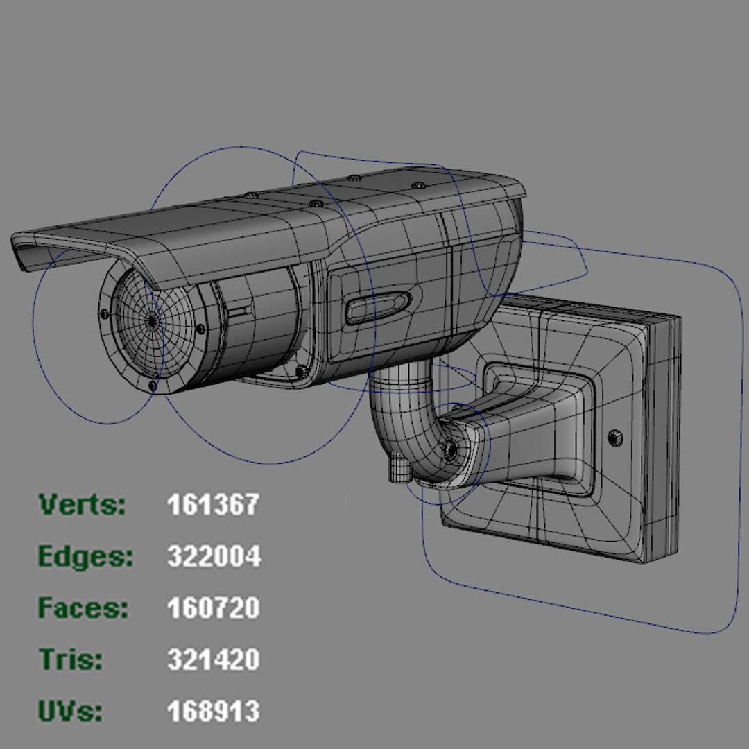 3d Security Camera Model