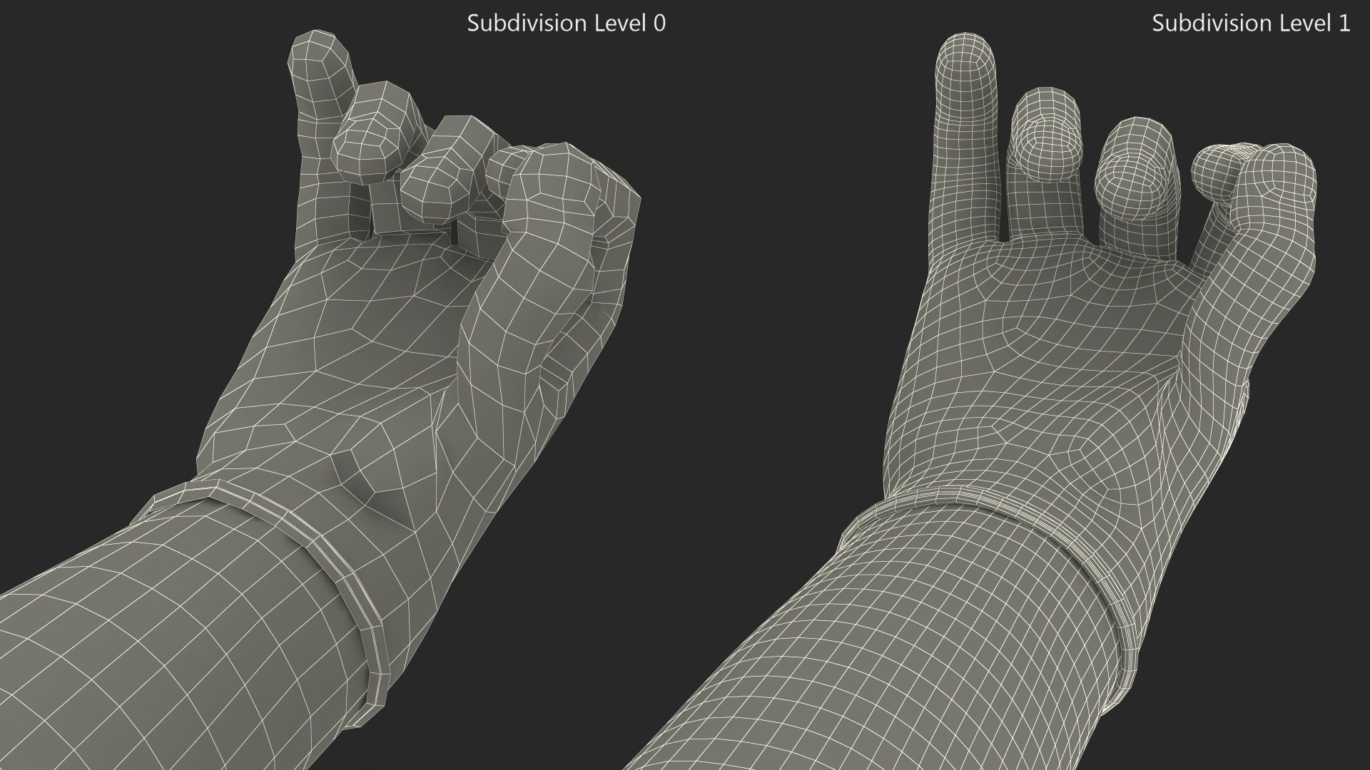 3D Model Hand With Work Glove - TurboSquid 2410974