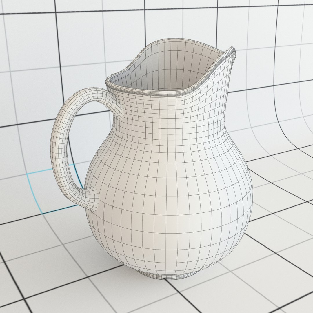 3D Glass Pitcher - TurboSquid 1207954