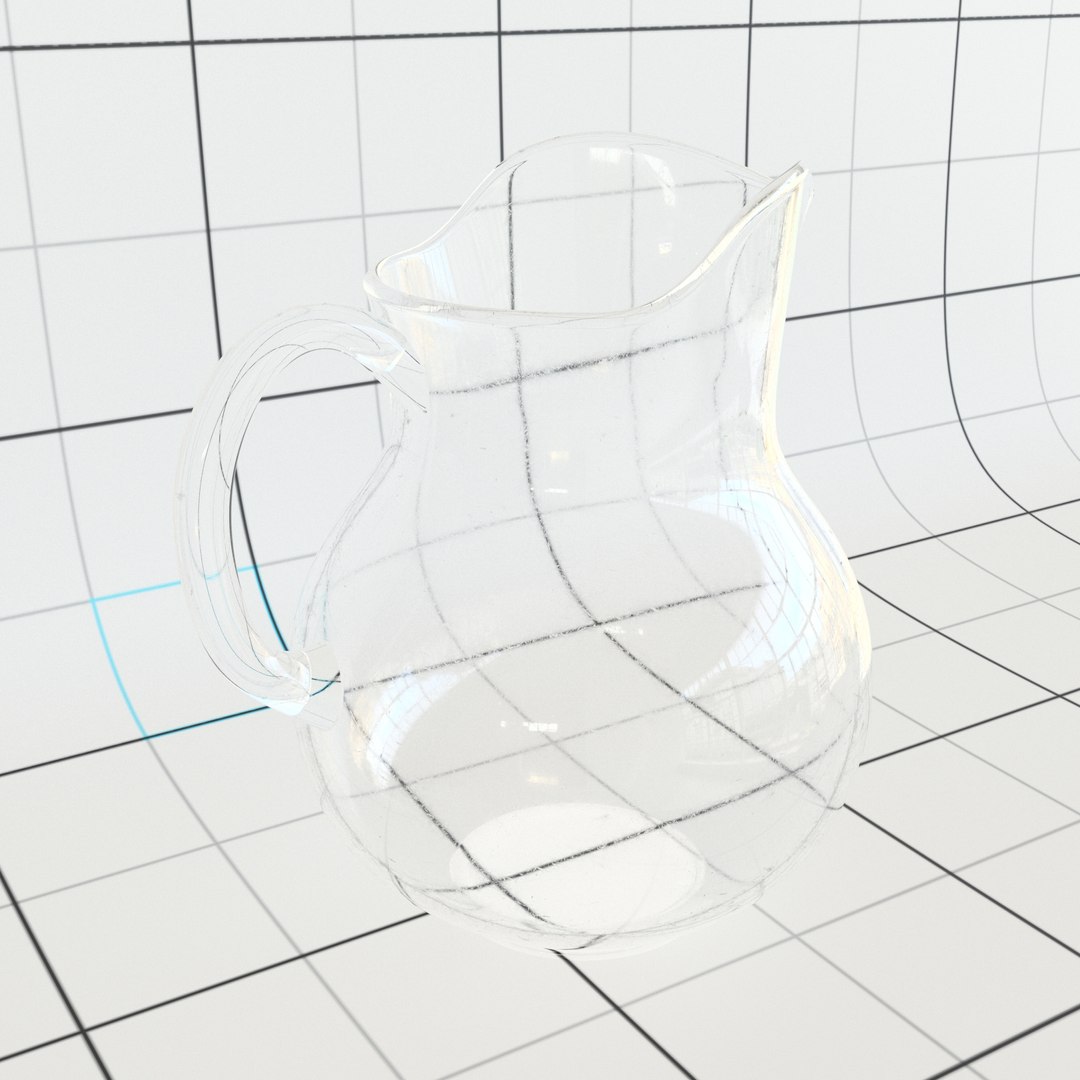 3D Glass Pitcher - TurboSquid 1207954