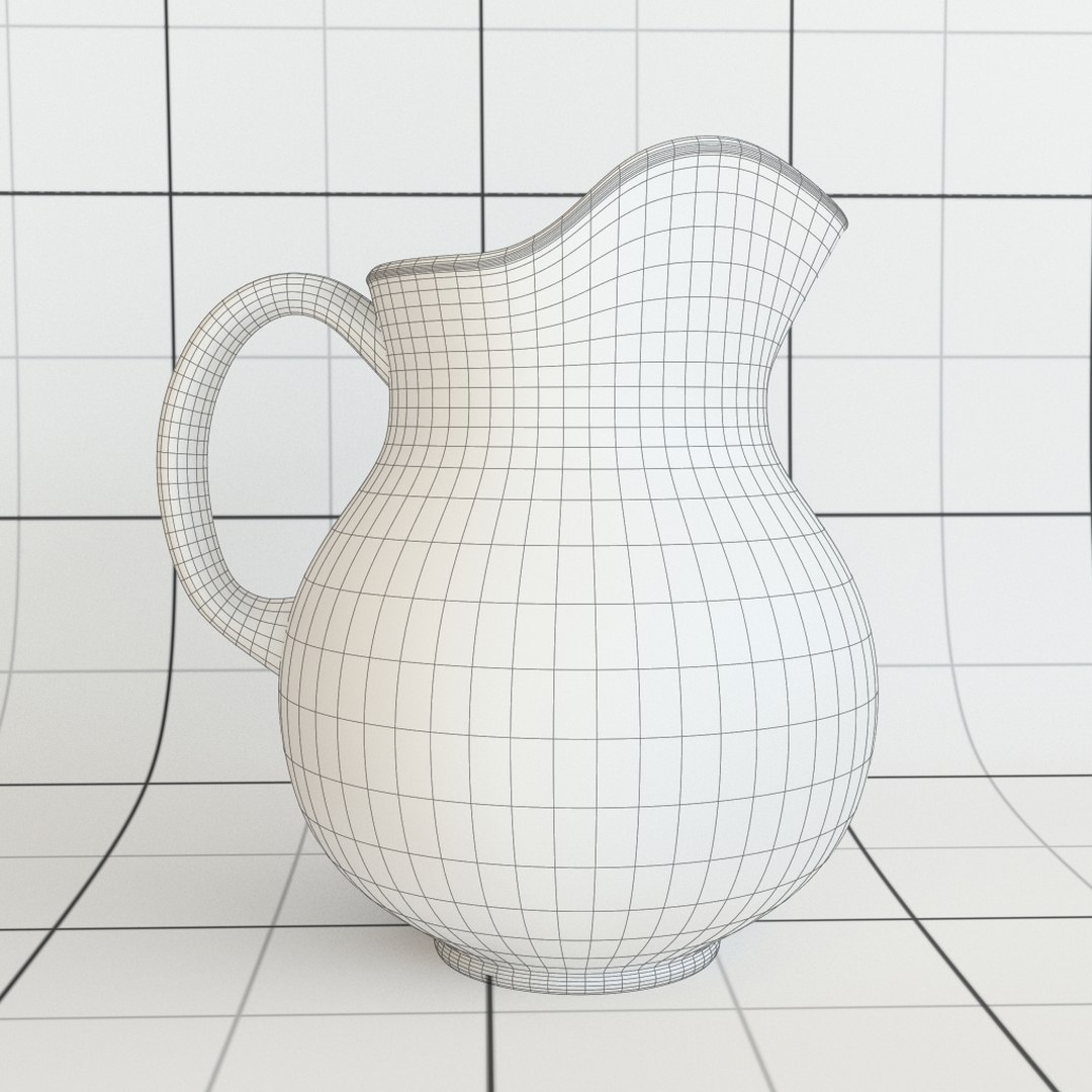 3D Glass Pitcher - TurboSquid 1207954