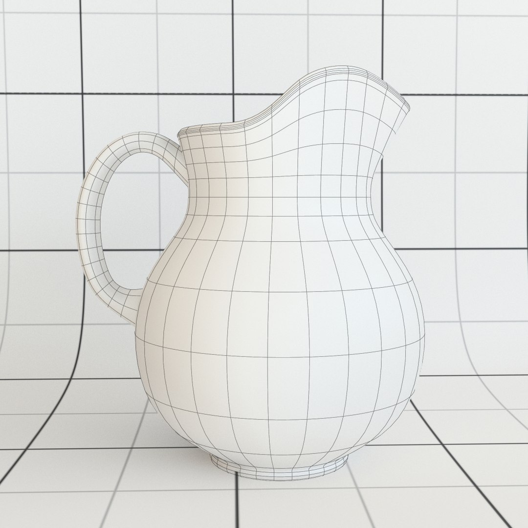 3D Glass Pitcher - TurboSquid 1207954