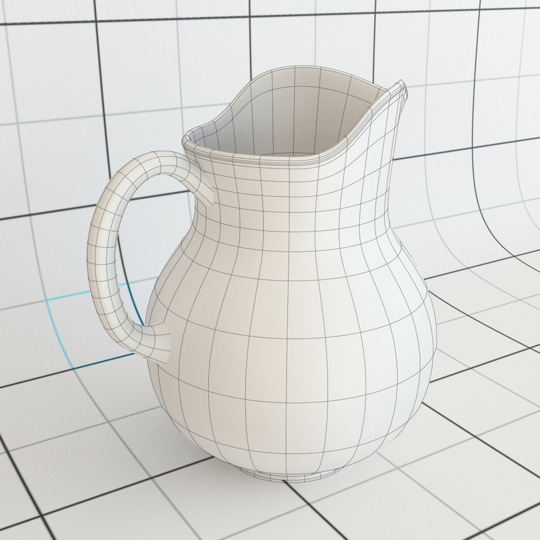 3D Glass Pitcher - TurboSquid 1207954