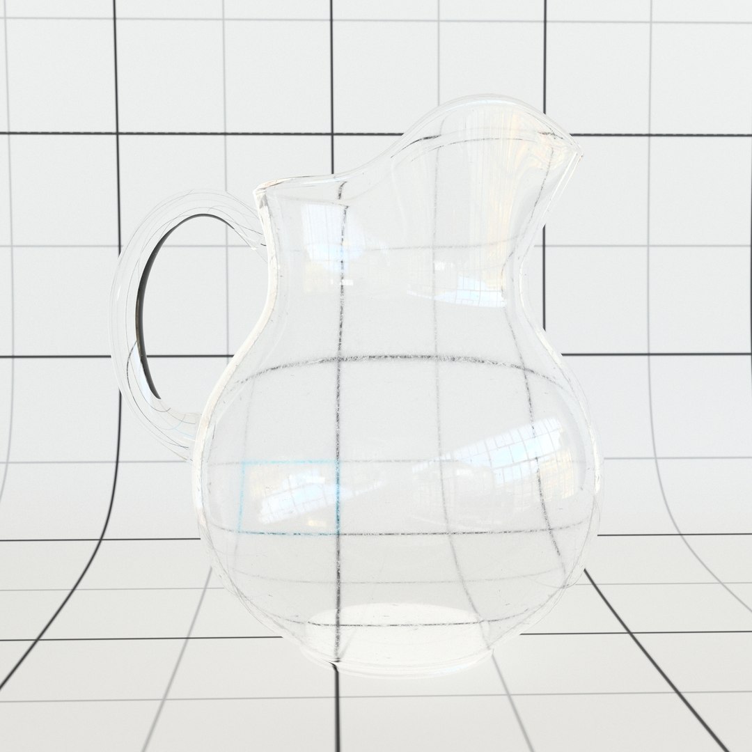 3D Glass Pitcher - TurboSquid 1207954