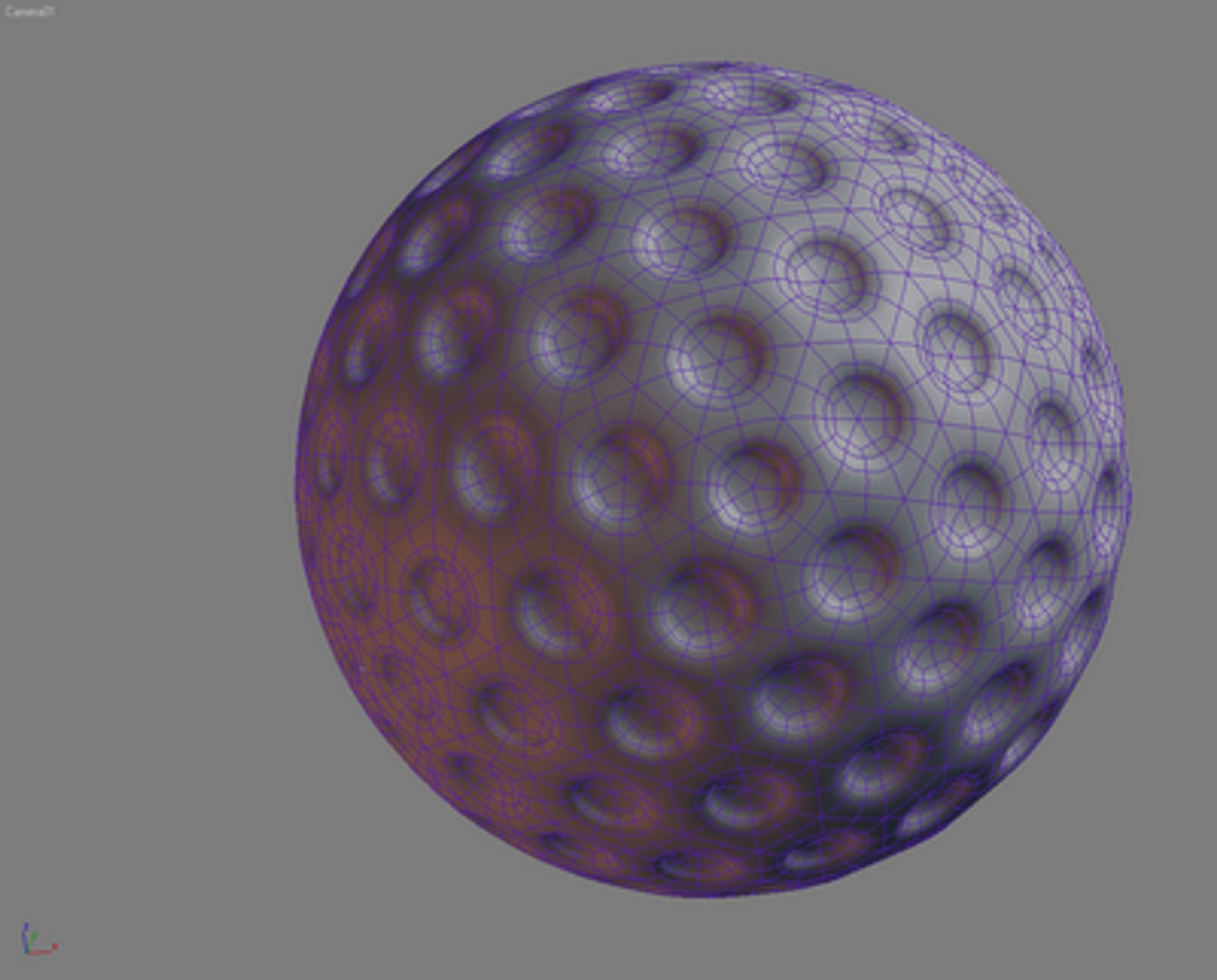 3d Model Golf Ball