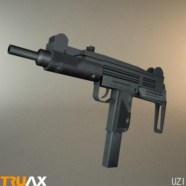 3d israeli uzi model