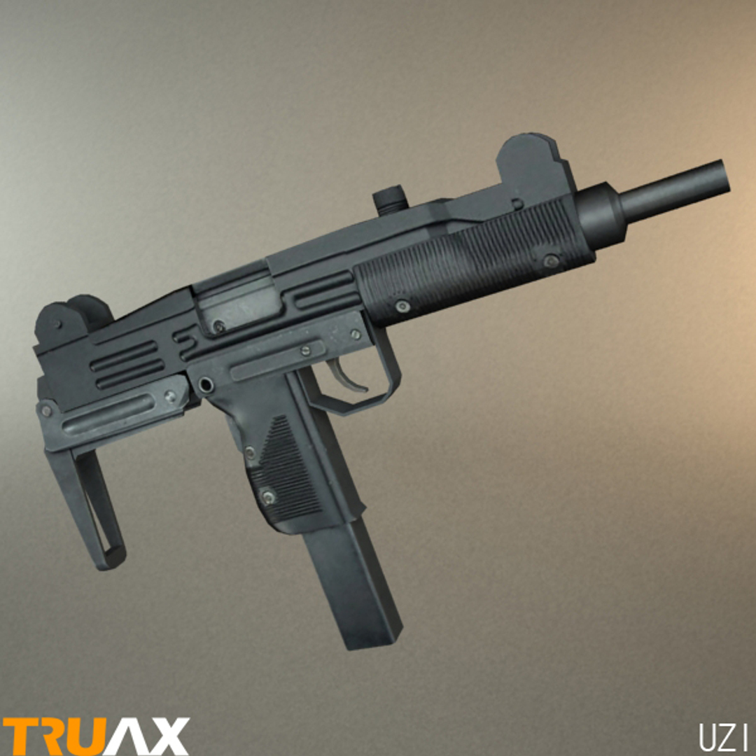 3d israeli uzi model