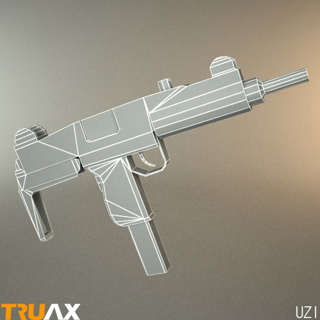 3d Israeli Uzi Model