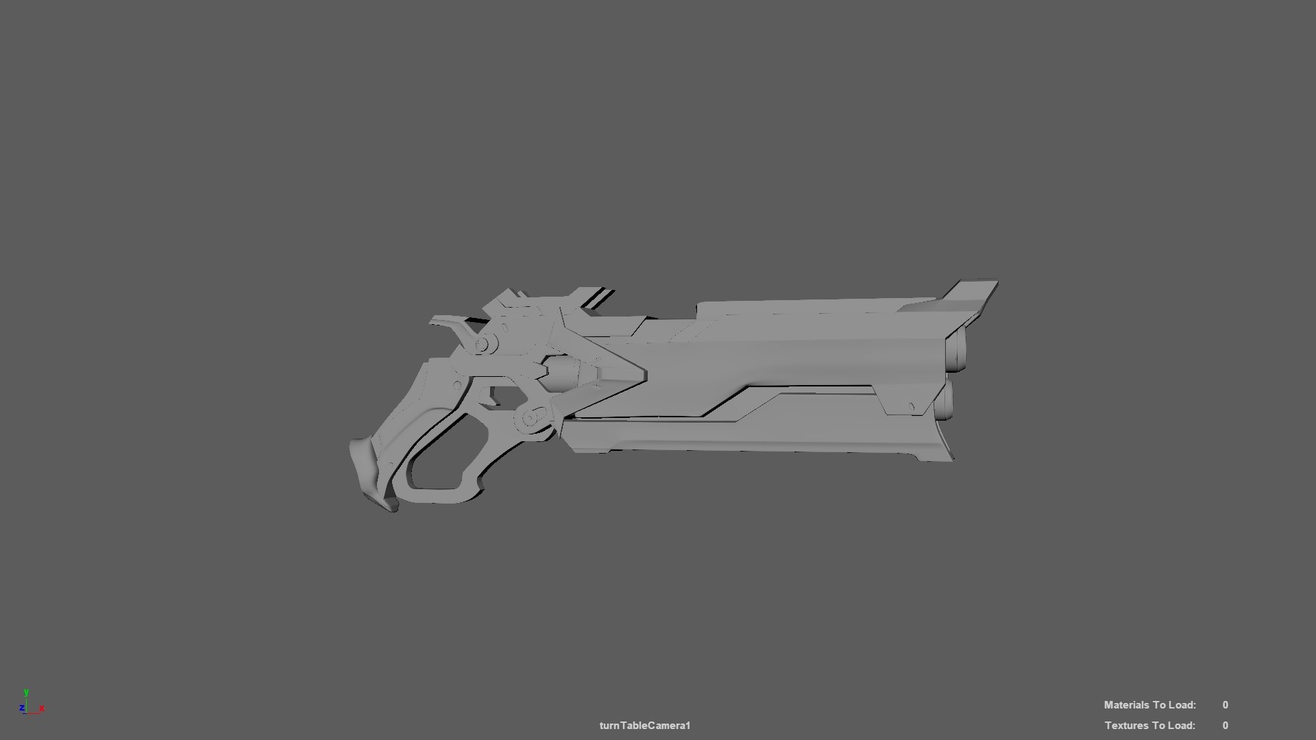 Futuristic Gun-Sci-Fi 3D Gun For Games 3D Model - TurboSquid 2174666