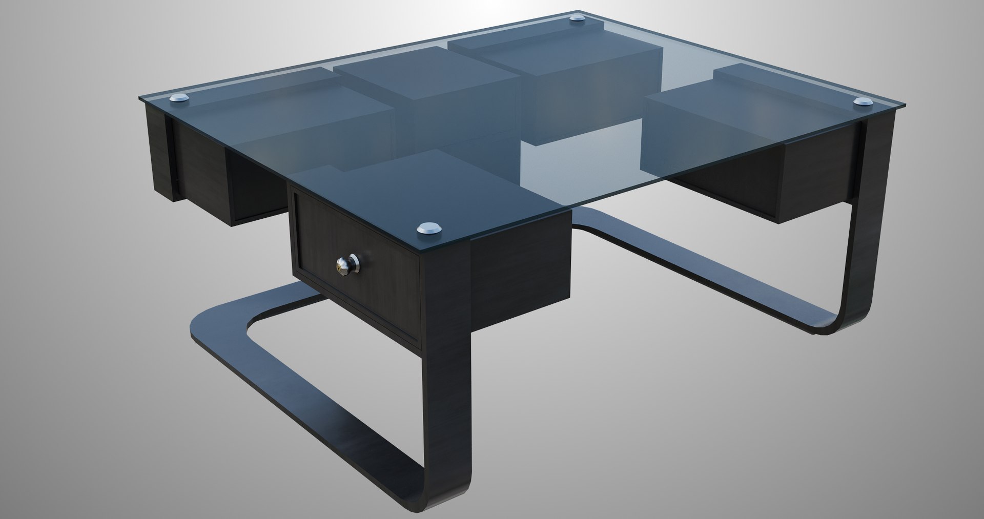 Office Galss Table 01 All PBR Unity UE Textures 3D model - TurboSquid ...