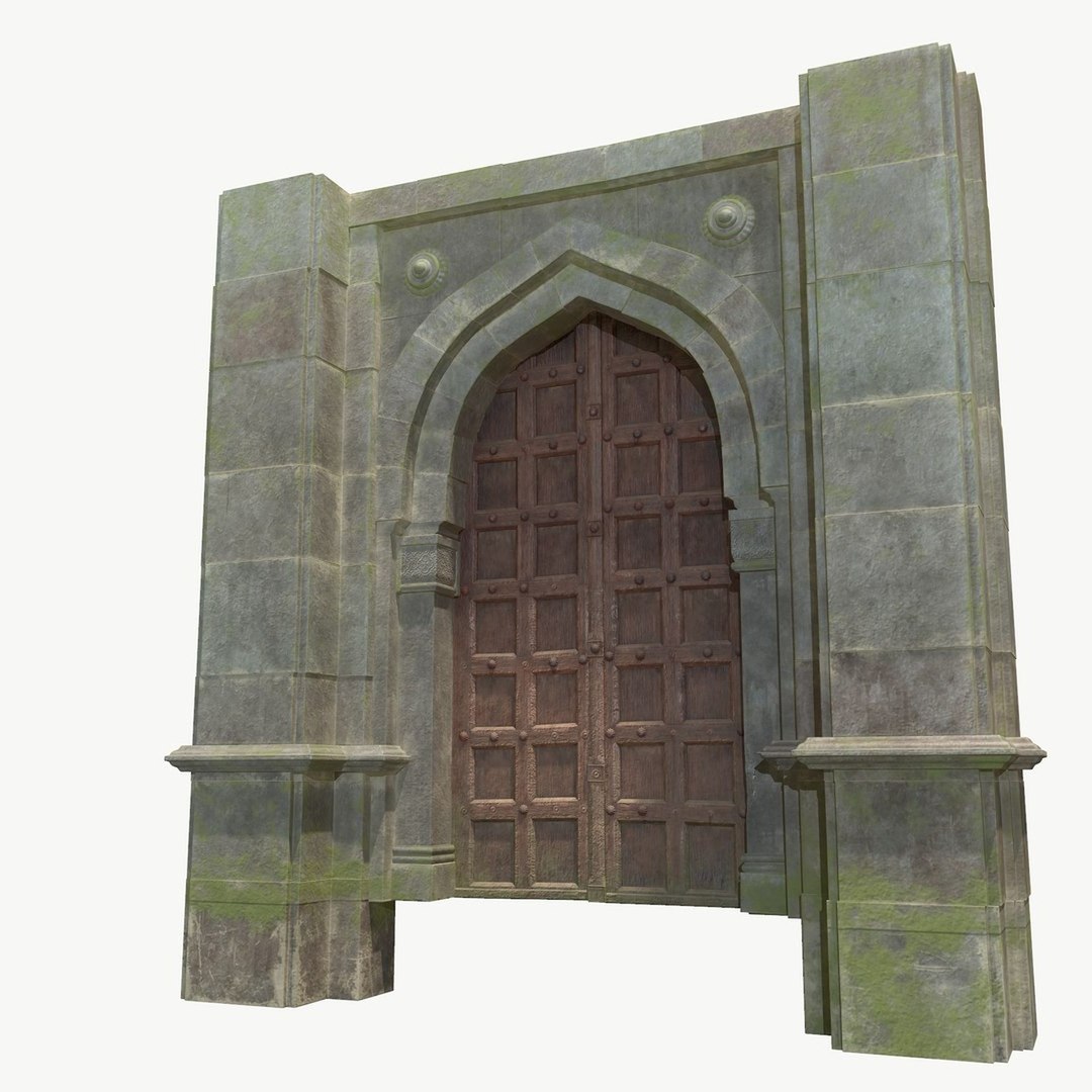 Fantasy Castle Gates 3D model - TurboSquid 2176265