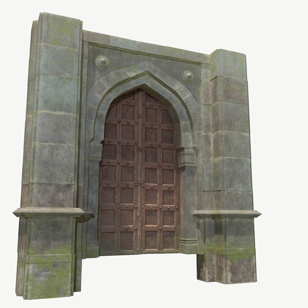 Fantasy Castle Gates 3D model - TurboSquid 2176265