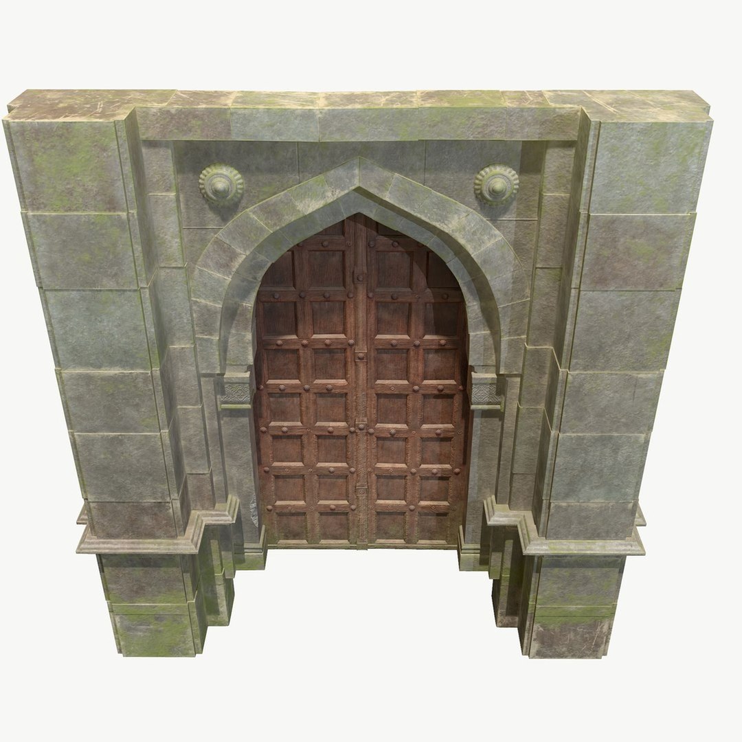 Fantasy Castle Gates 3D model - TurboSquid 2176265