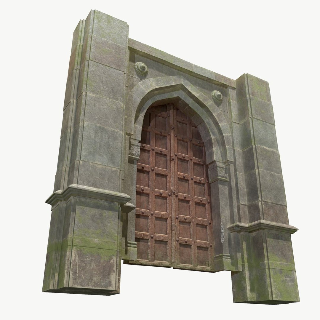 Fantasy Castle Gates 3D model - TurboSquid 2176265