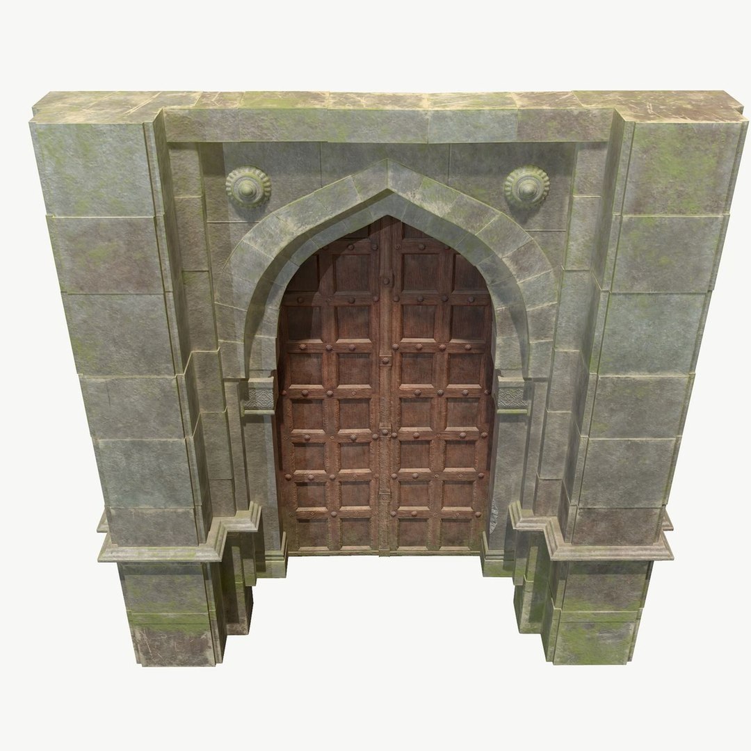 Fantasy Castle Gates 3D model - TurboSquid 2176265